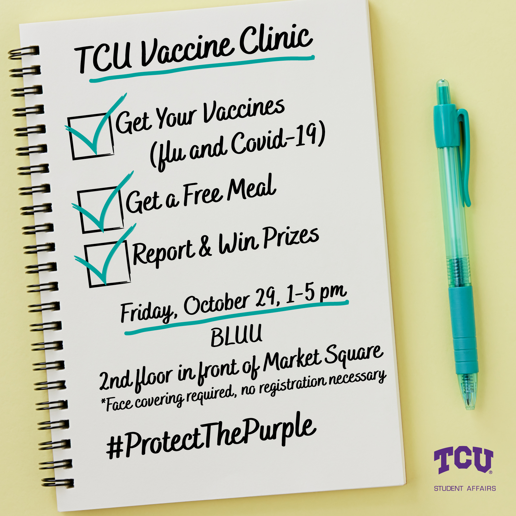 What2Do@TCU | Flu & Covid-19 Vaccine Clinic