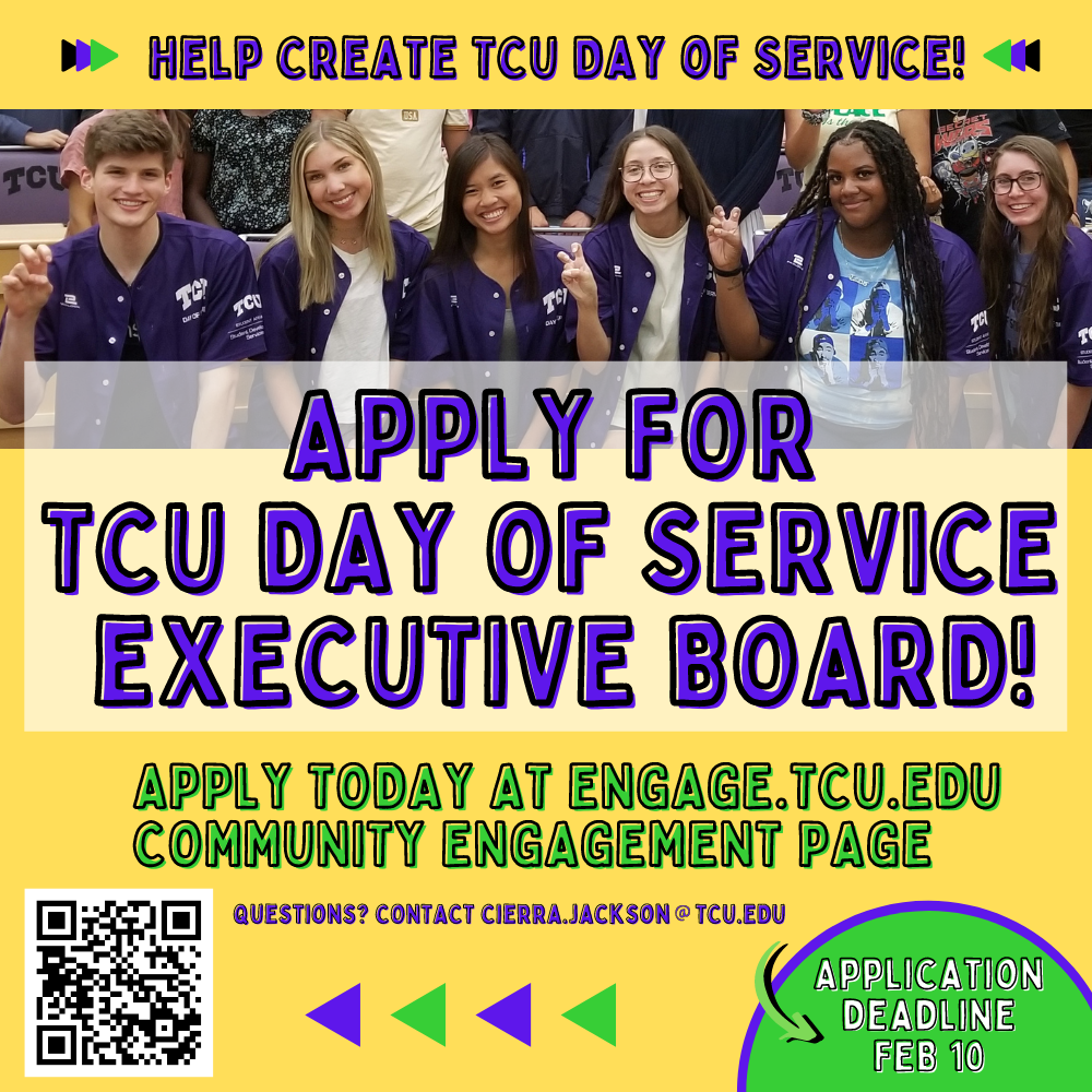 What2Do@TCU | TCU Day of Service Executive Board Applications Open!