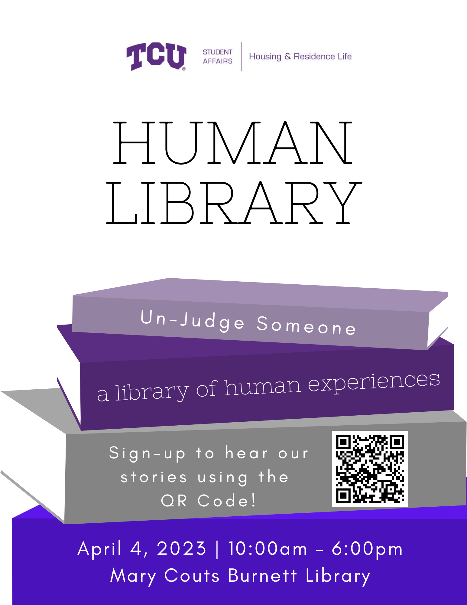 What2Do@TCU | Human Library