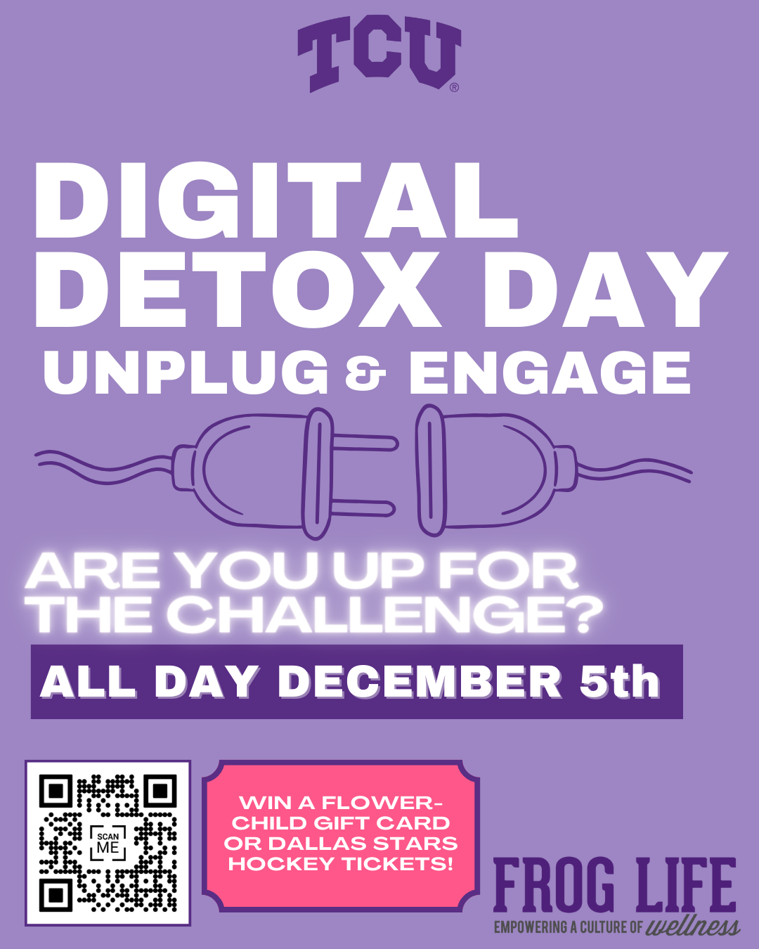 What2Do@TCU | Digital Detox Day