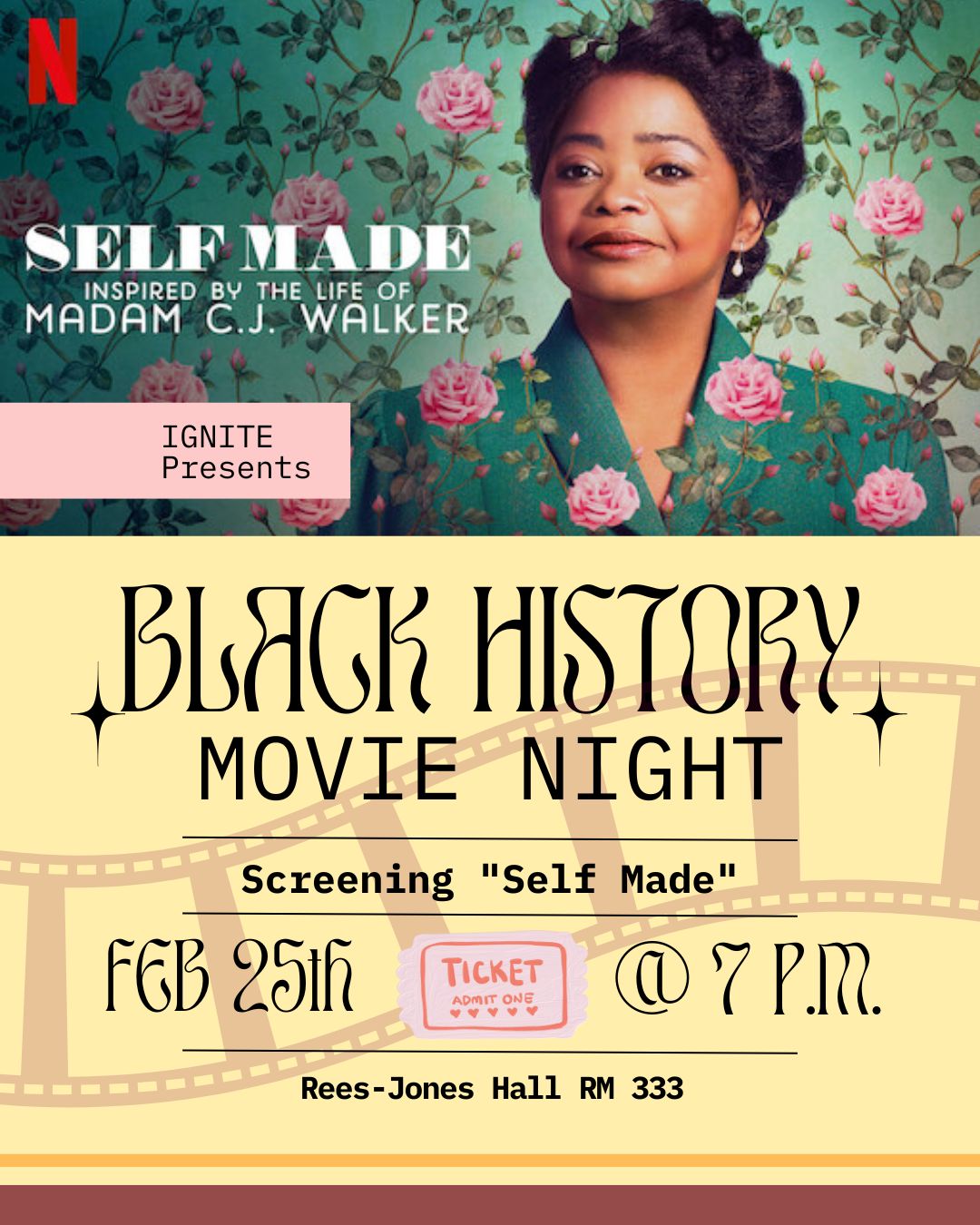 What2Do@TCU | Ignite’s BHM Movie Night