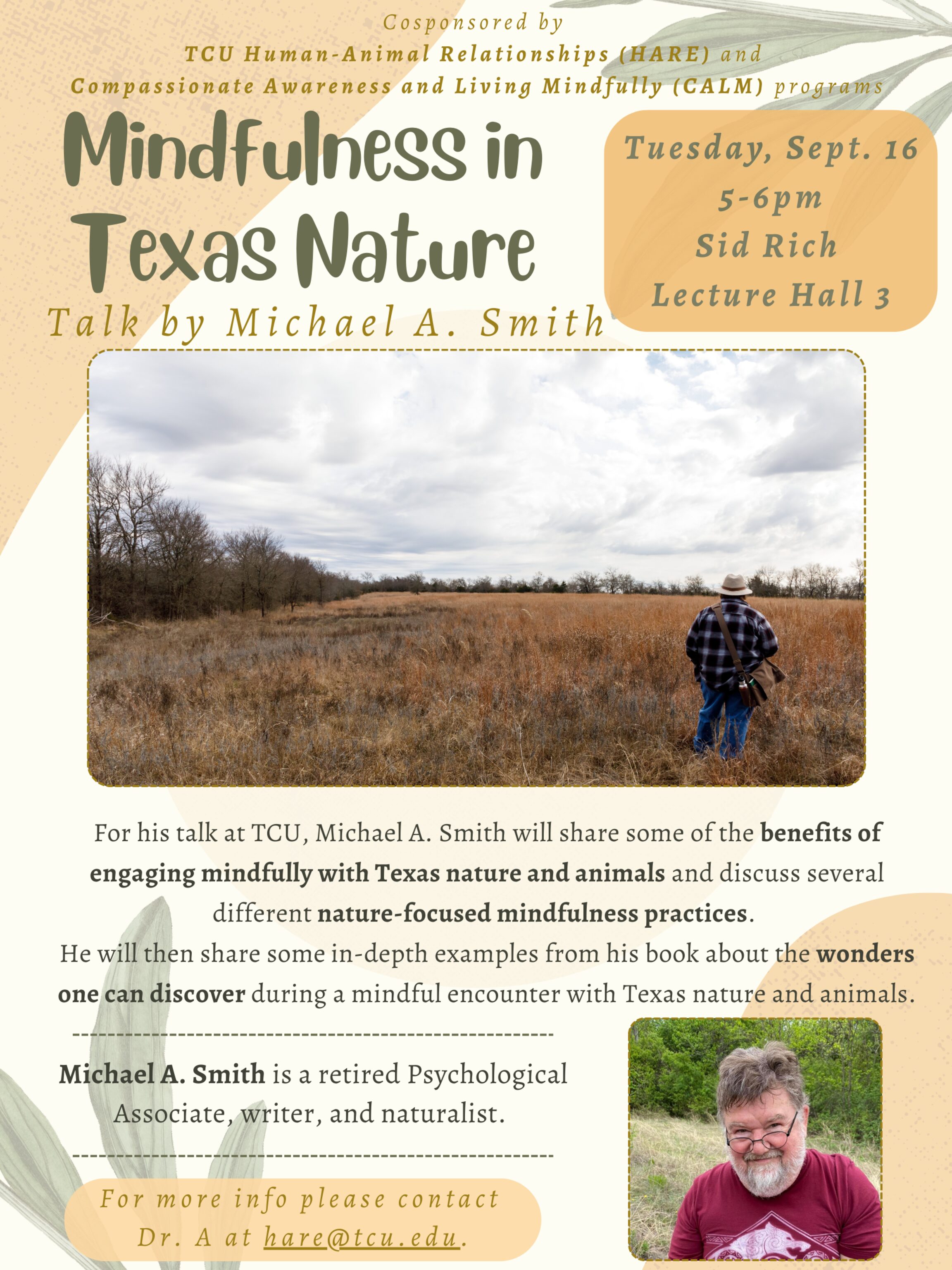 What2Do@TCU | Mindfullness in Texas Nature