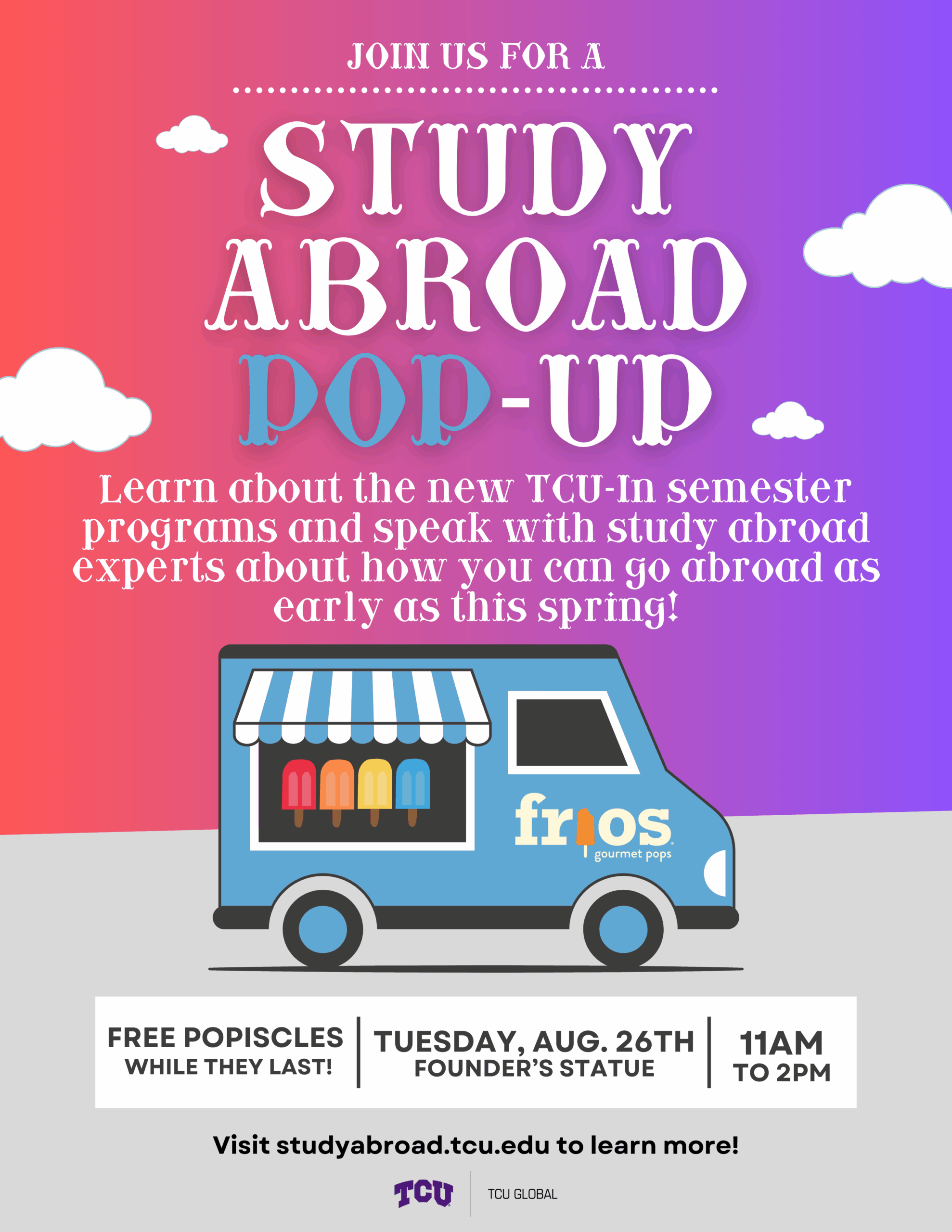 What2Do@TCU | STUDY ABROAD POP-UP