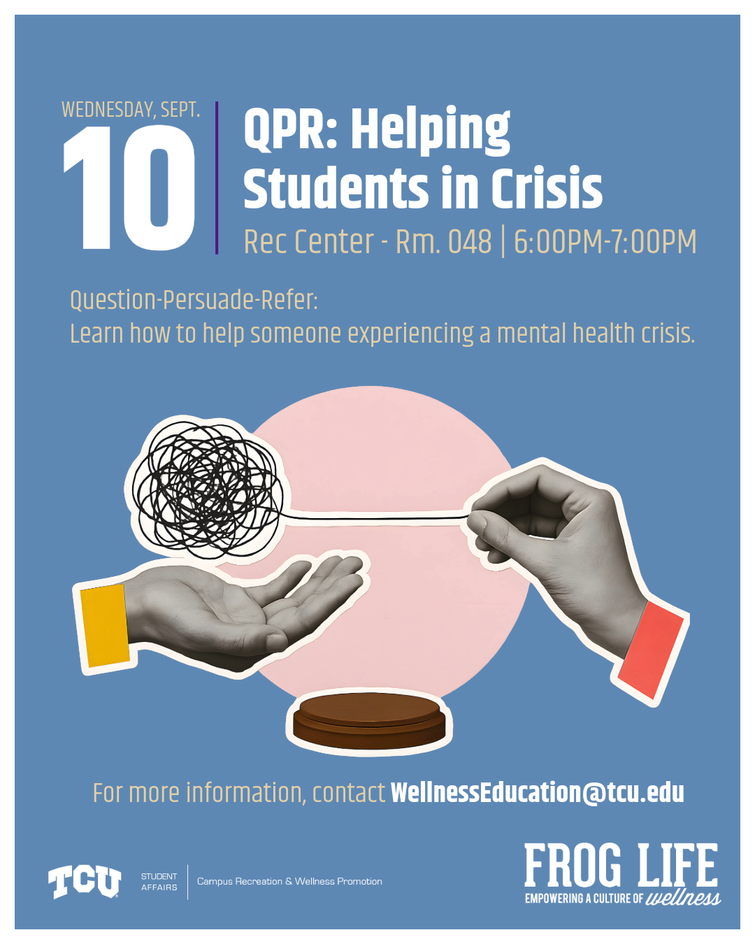 What2Do@TCU | QPR: Helping Students in Crisis